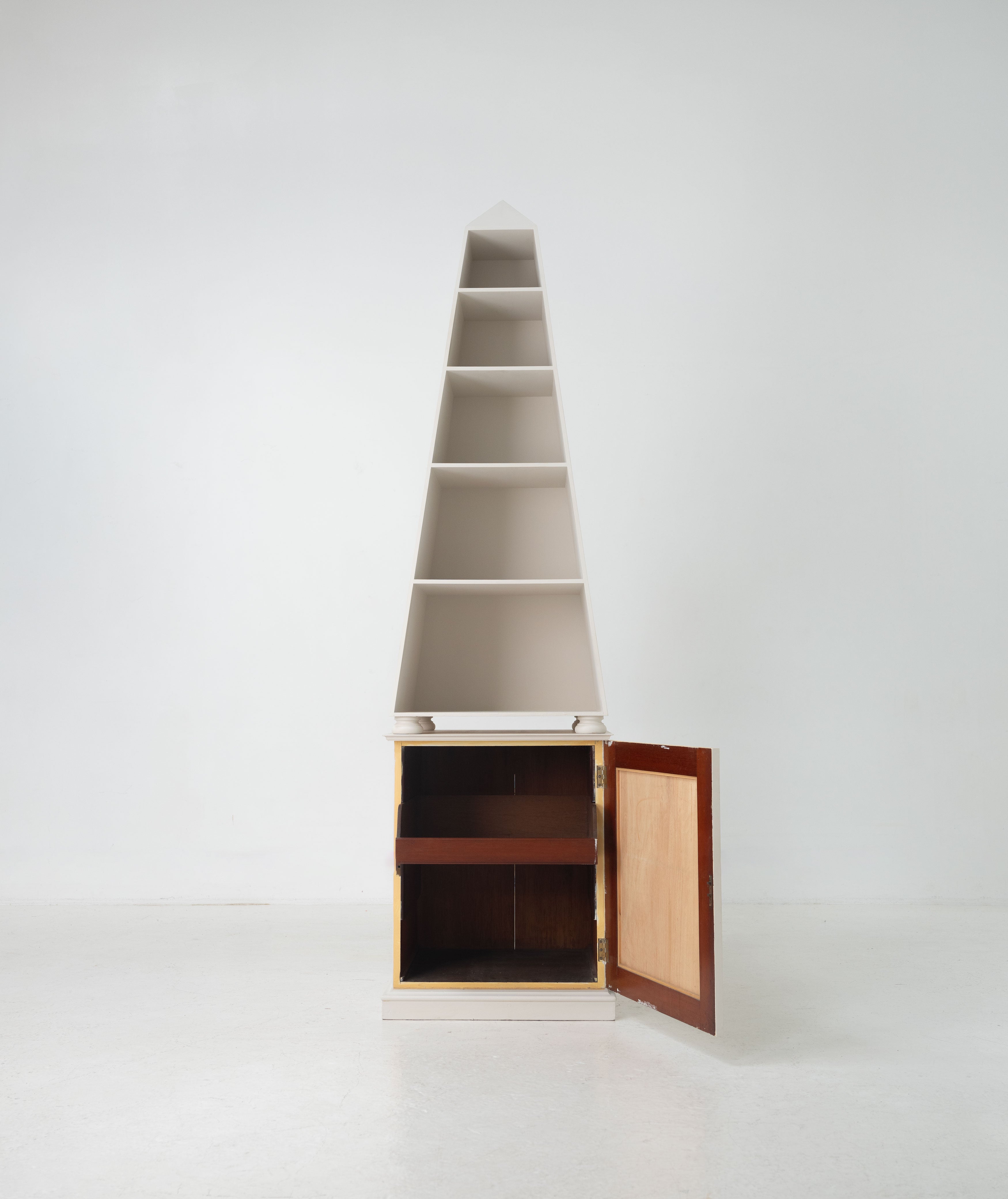 Bespoke Obelisk Cabinet / Bookshelf – Tom Bogle